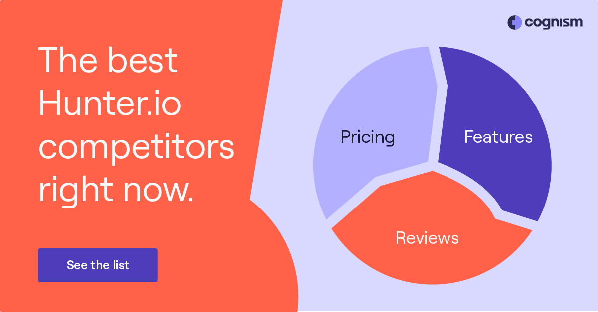 13 Top Hunter.io Competitors & Alternatives (2026)